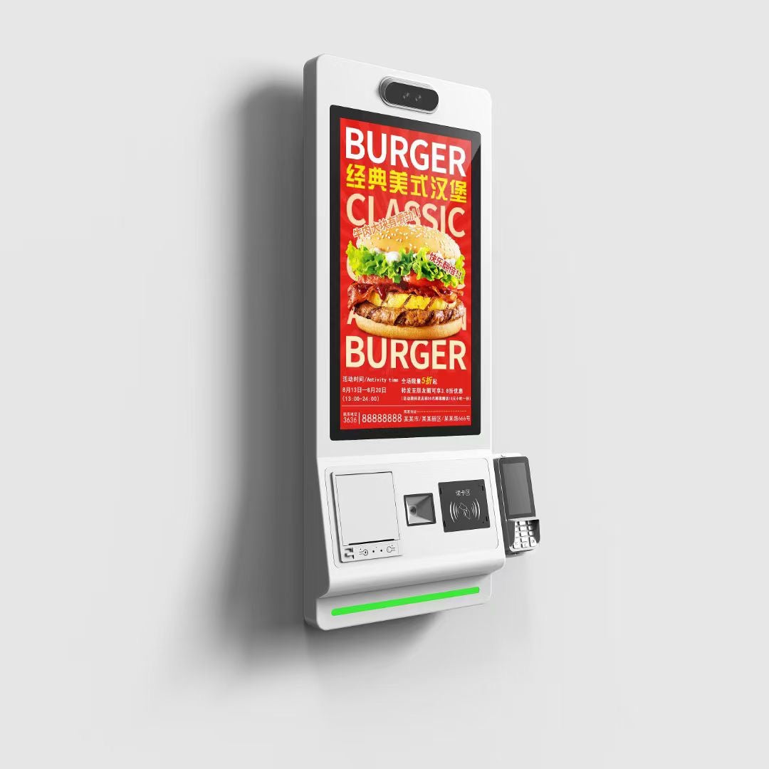 23.6 inch Self Payment Kiosk Machine Self Service Payment Order Kiosk ...